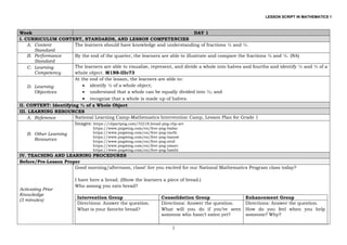 CO-2024-LS-G1-NMP_Q1_W5. Mathematics Program | PDF