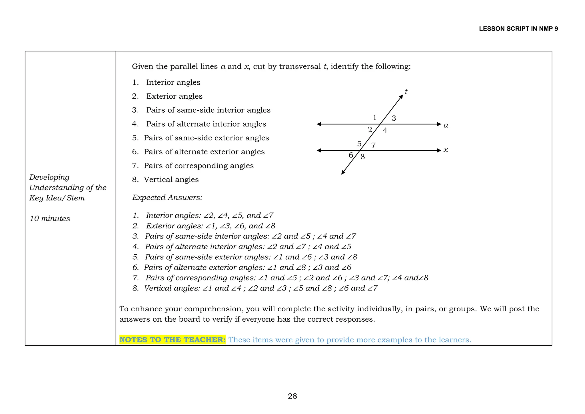 CO-2024-LS-G9-NMP_Q1_W1.pdf NATIONAL MATHEMATICS PROGRAM | PDF