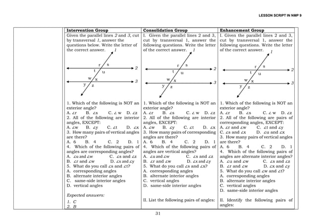 CO-2024-LS-G9-NMP_Q1_W1.pdf NATIONAL MATHEMATICS PROGRAM | PDF