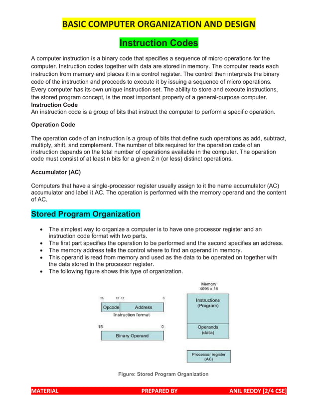 BASIC COMPUTER ORGANIZATION AND DESIGN | PDF | Operating Systems | Computer Software and ...
