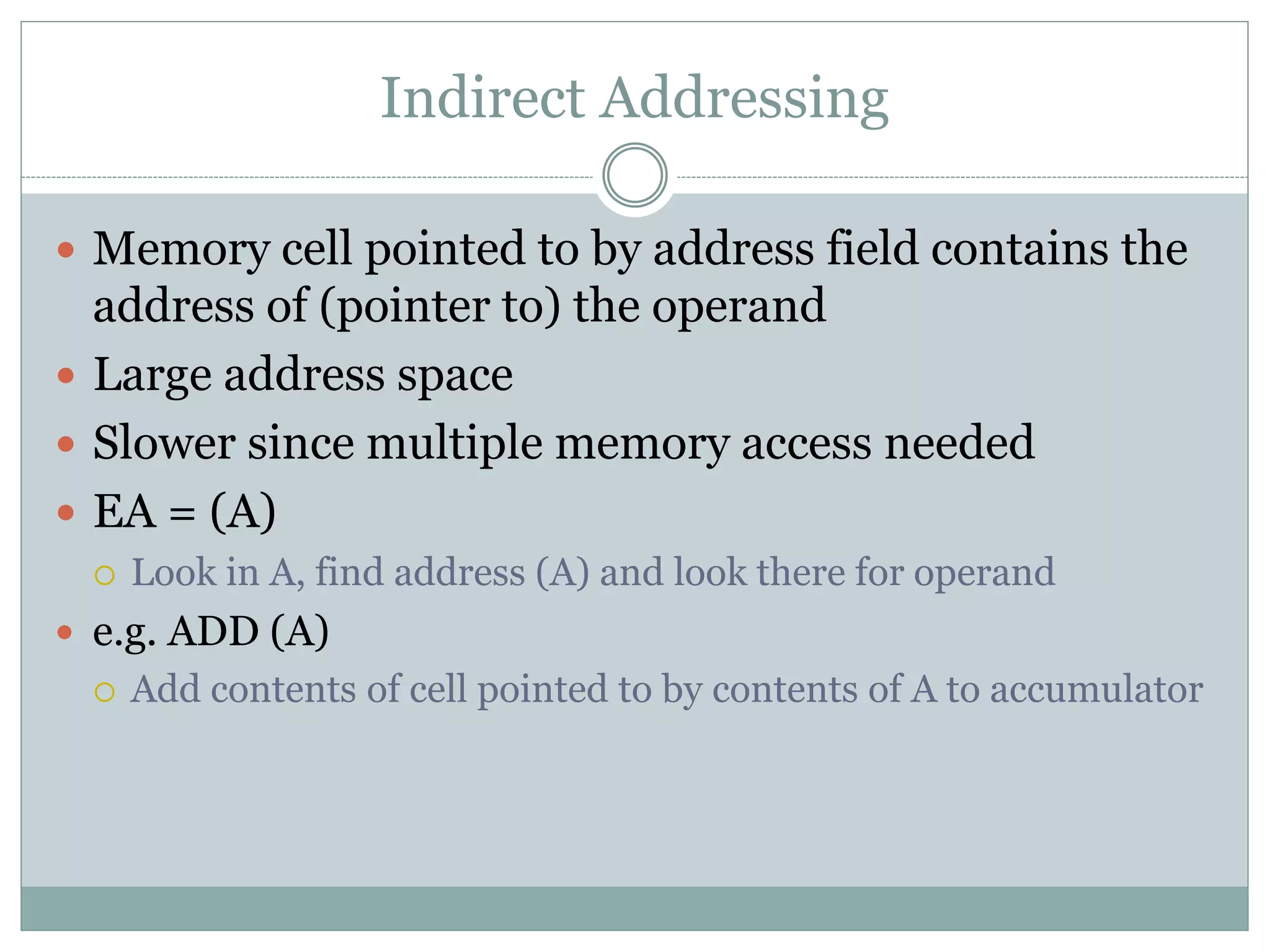 Computer Organisation - Addressing Modes | PPTX