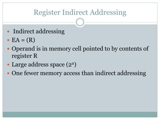 Computer Organisation - Addressing Modes | PPTX