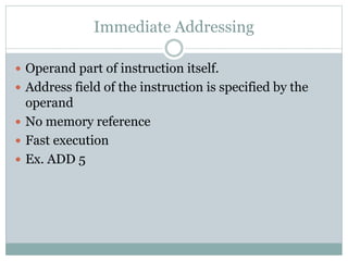 Computer Organisation - Addressing Modes | PPTX