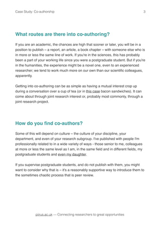 Co-authoring case study | PDF