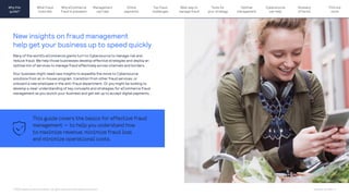 Fraud management - eCommerce fraud explained | PDF