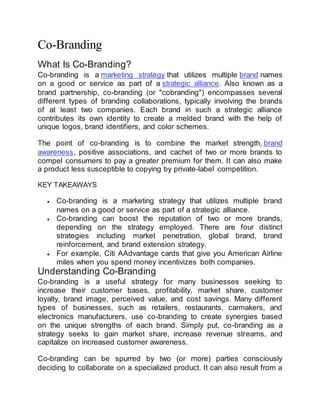 Co branding | PDF