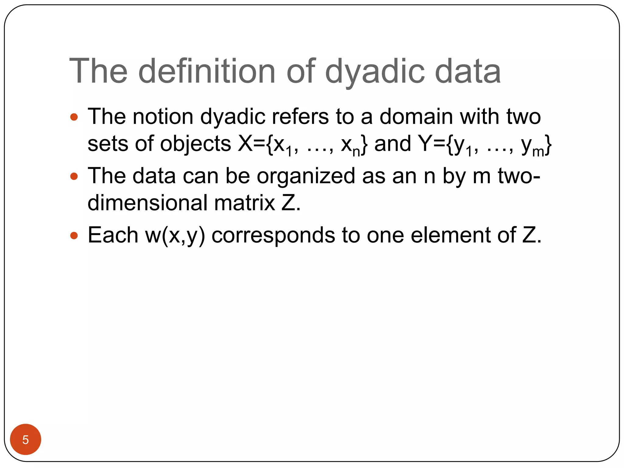 Co clustering by-block_value_decomposition | PPTX