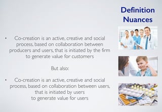 "Co-creation" and "Experience Co-Creation" in Health Care | PPT