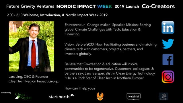 Meet our Co creators for future gravity ventures niw slush launch 2019 | PPT