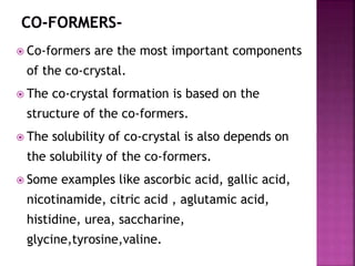 Co crystalization | PPTX
