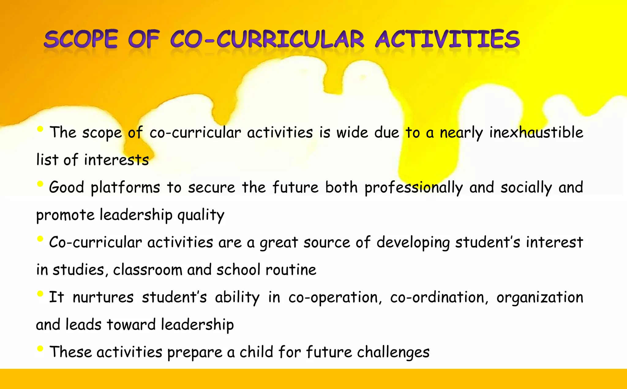 Co-curricular activities | PPTX