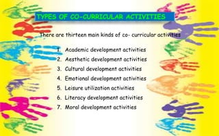 Co-curricular activities | PPTX