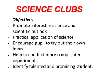 Co curricular activities in science learning | PPTX