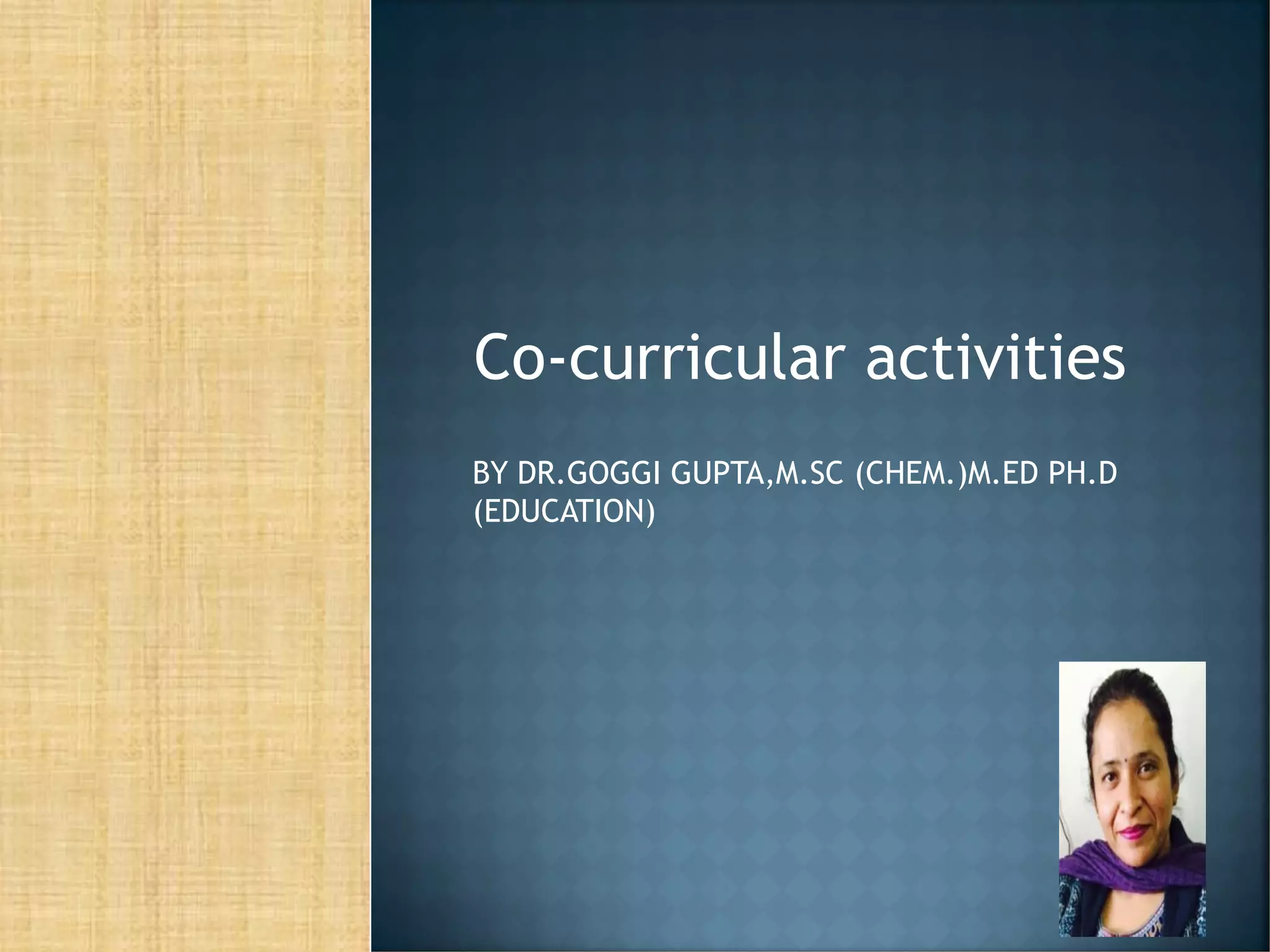 Co curricular activities | PDF