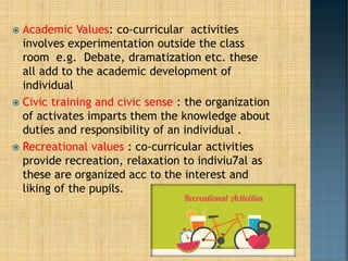 Co curricular activities | PDF