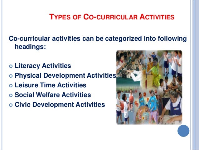 Co curricular activities as laboratory of learning by rosalinda c. de…
