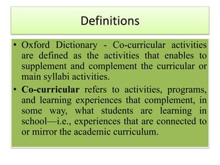 Co curricular activities in Environmental Education | PPTX