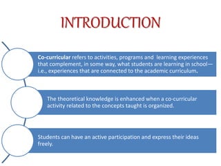 Co curricular activities in science | PPTX