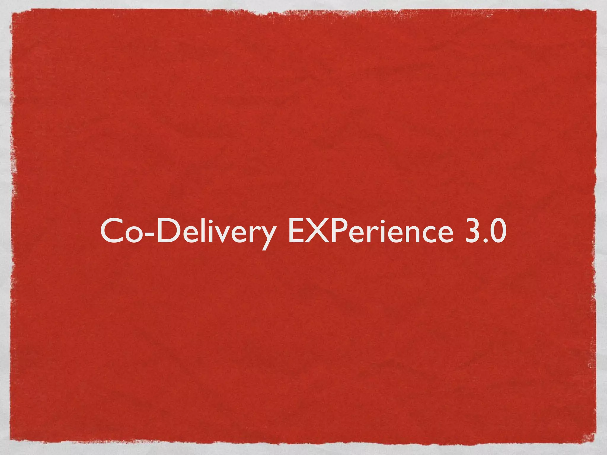 Co delivery gcdp | PPT