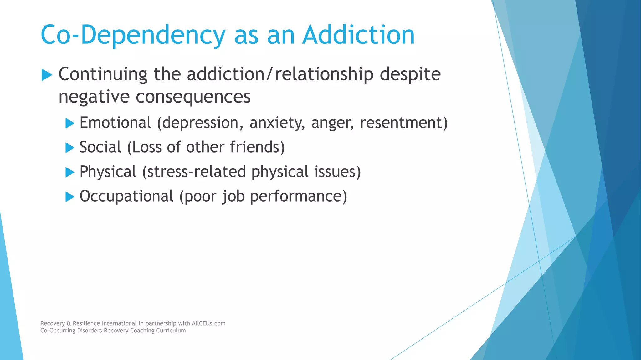 Co-Dependency Awareness and Interventions | PPTX
