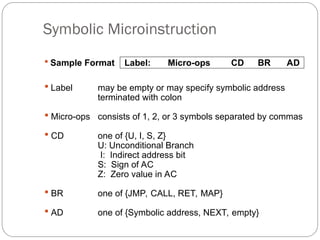 COMPUTER ORGANIZATION - Design of control unit final | PPT