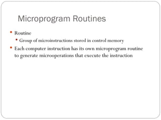 COMPUTER ORGANIZATION - Design of control unit | PPT