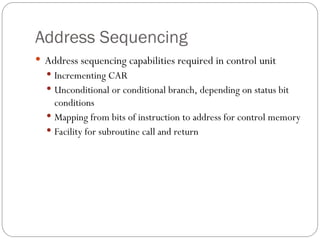 COMPUTER ORGANIZATION - Design of control unit | PPT