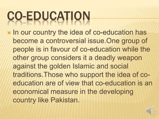 Co education | PPTX