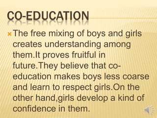 Co education | PPTX