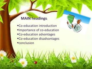 Co education | PPTX