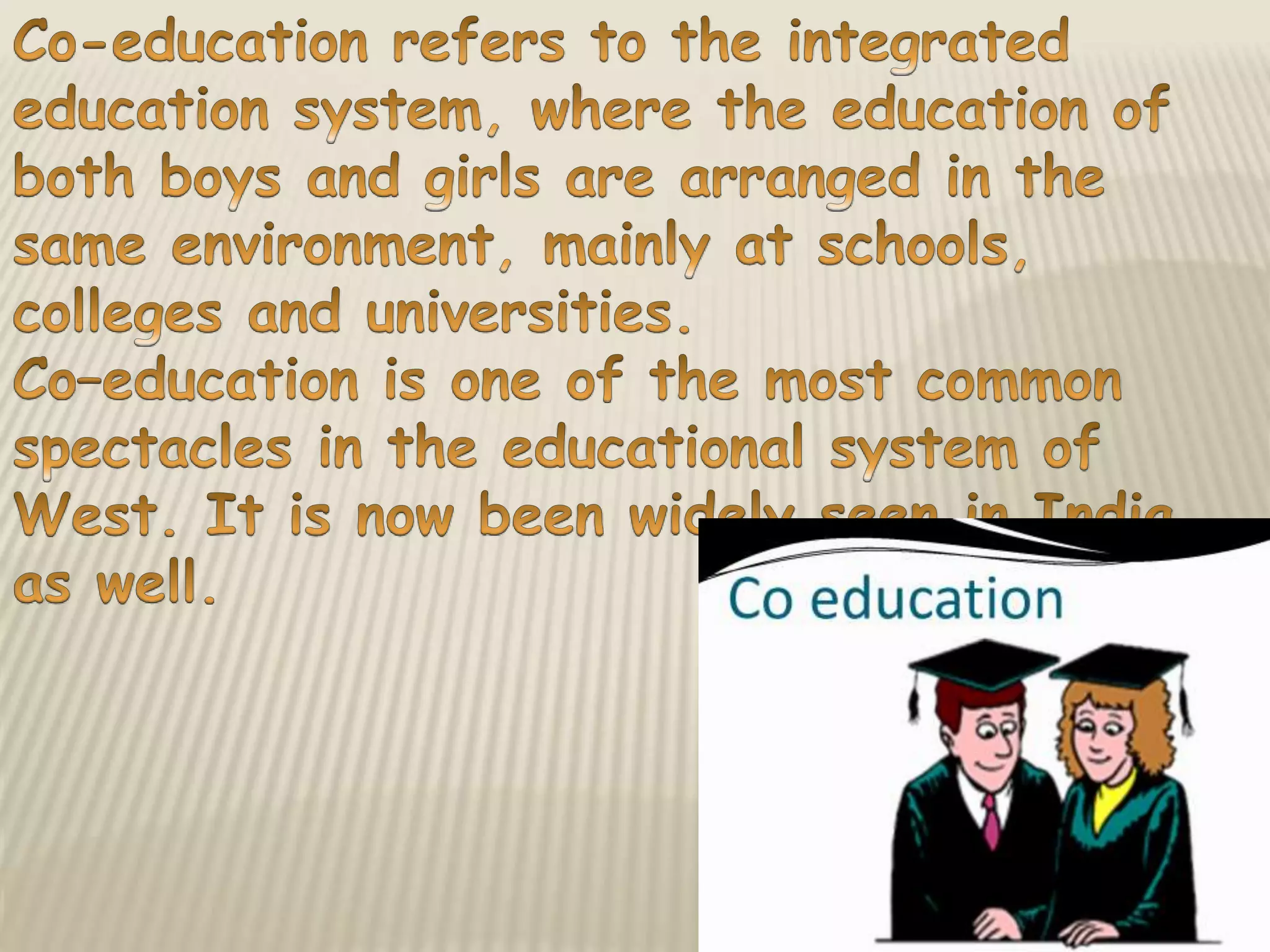 Co education in india | PPTX