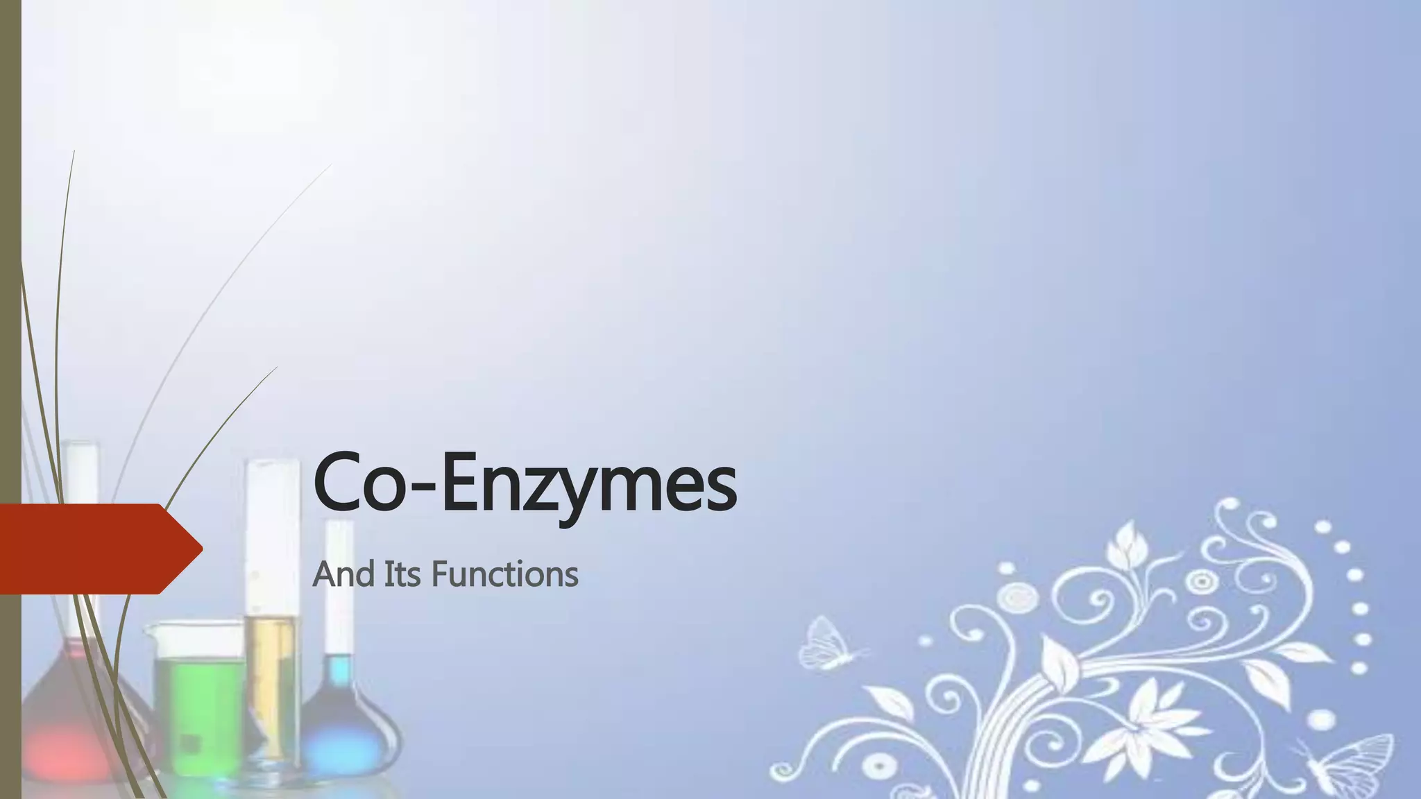 Co enzymes | PPTX