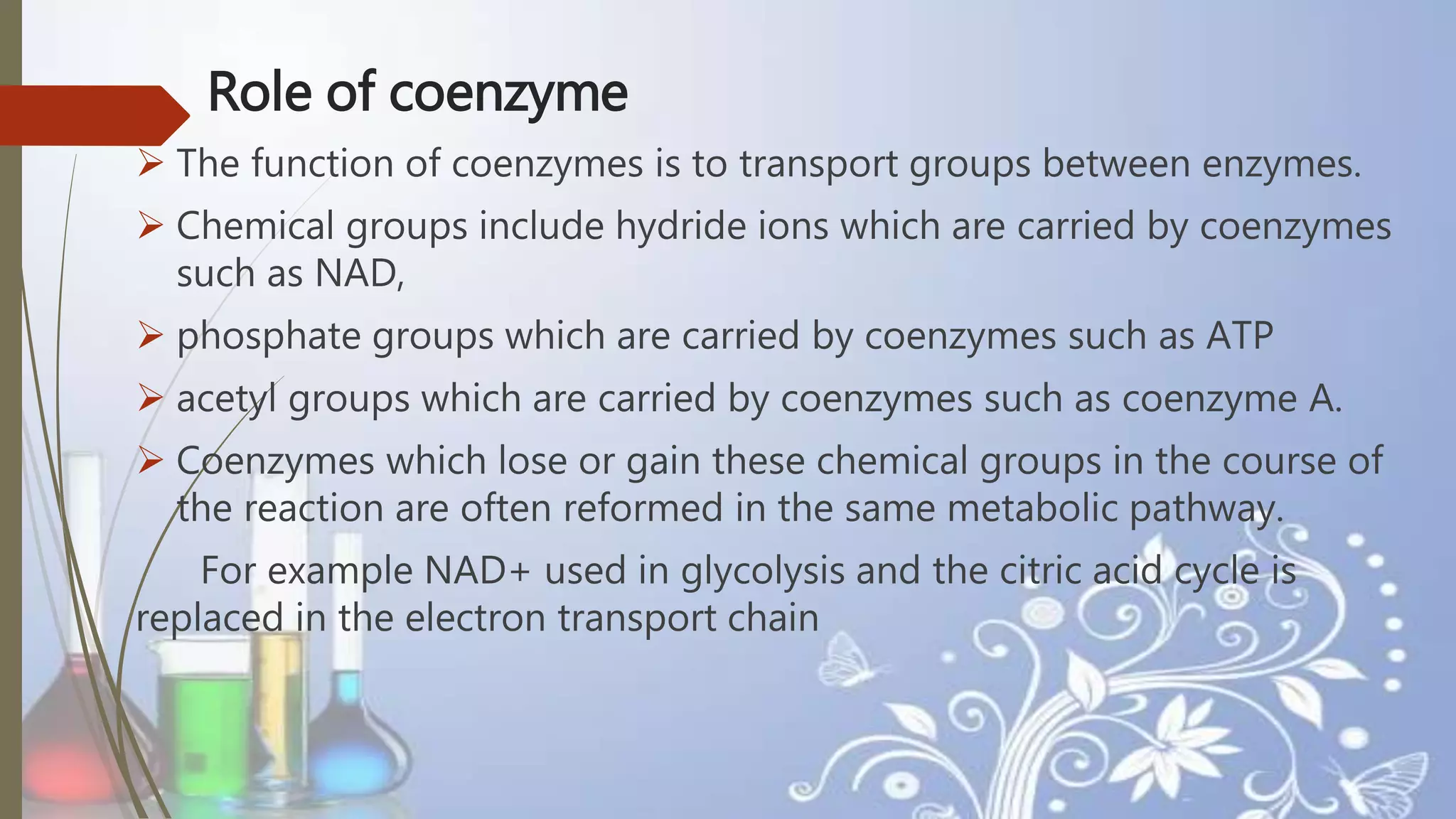 Co enzymes | PPTX