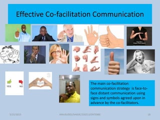 Co facilitation for trainers ppt | PPTX