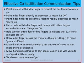 Co facilitation for trainers ppt | PPTX