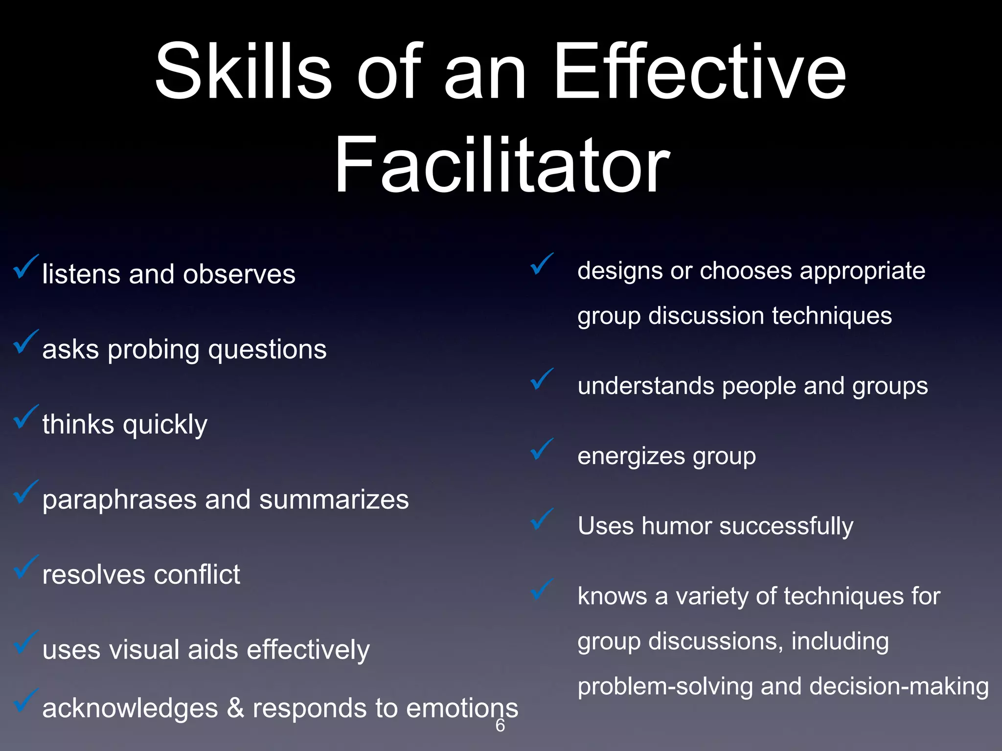 Co facilitator presentation | PPT