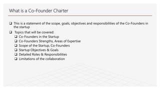 Co founders charter | PPT