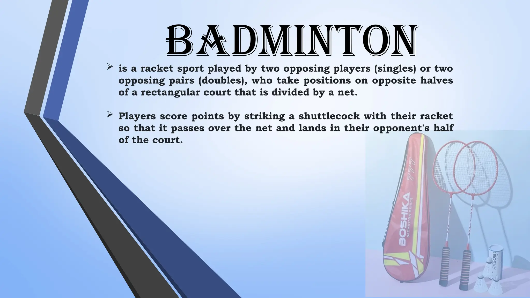 Physical Education How to play a badminton | PPTX