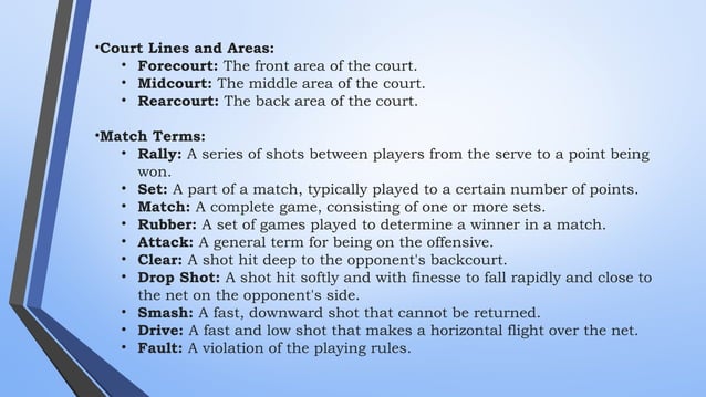 Physical Education How to play a badminton | PPTX