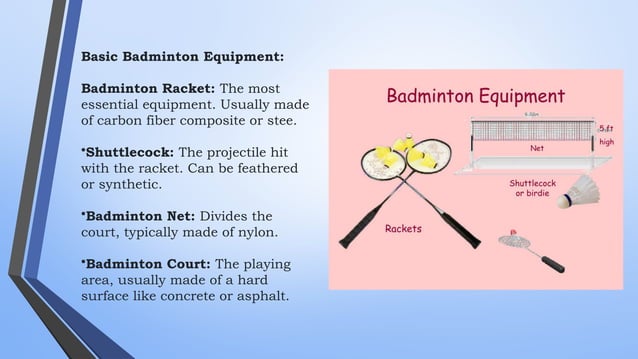 Physical Education How to play a badminton | PPTX