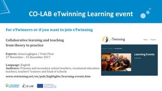 #SPW17 - CO-LAB project overview | PPT