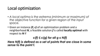 Combinatorial optimization CO-1 | PPT