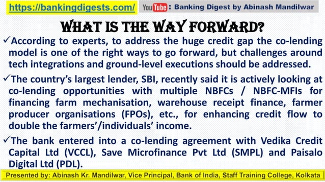 Co-lending Model.pdf | Business Banking & Finance | Business