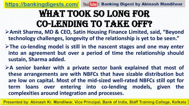 Co-lending Model.pdf | Business Banking & Finance | Business