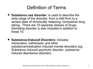 Substance Related Disorders | PPT