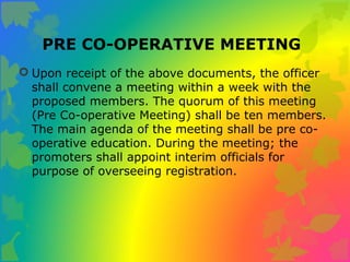 Co-operative -registration-procedures in Kenya | PPT
