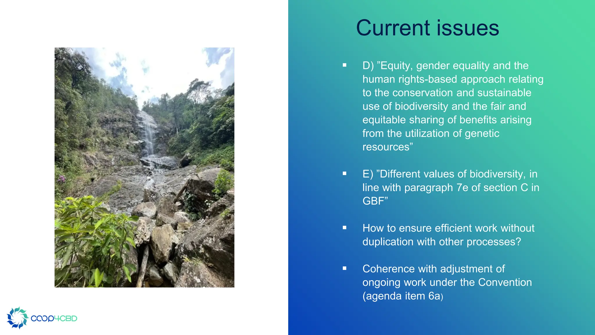 CO-OP4CBD Presentation on Agenda Item 6C | PDF