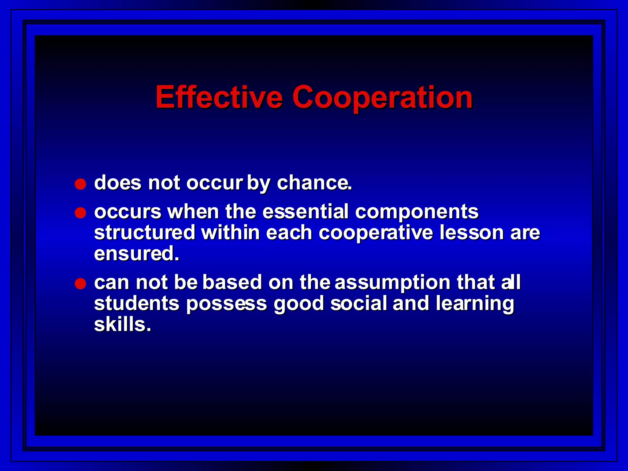Co Operative Learning | PPT