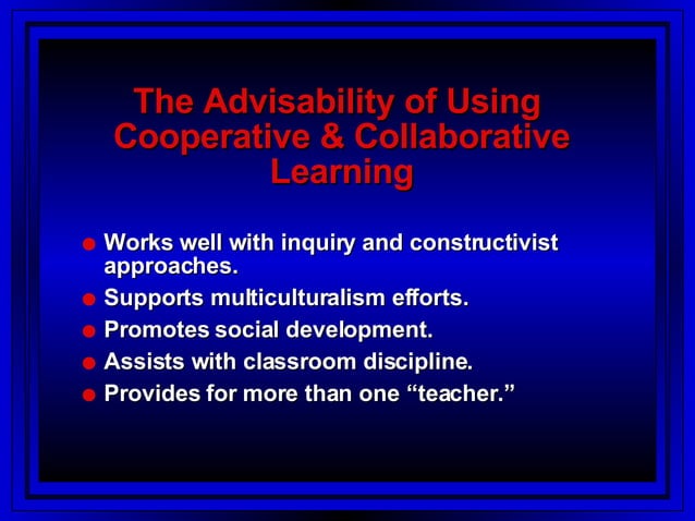 Co Operative Learning | PPT