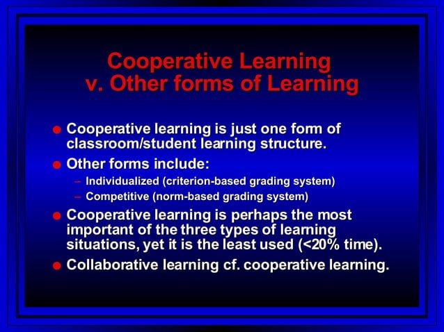 Co Operative Learning | PPT